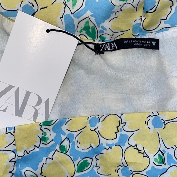 Zara | Dresses | Zara Halter Neck Flower Dress | Poshmark
